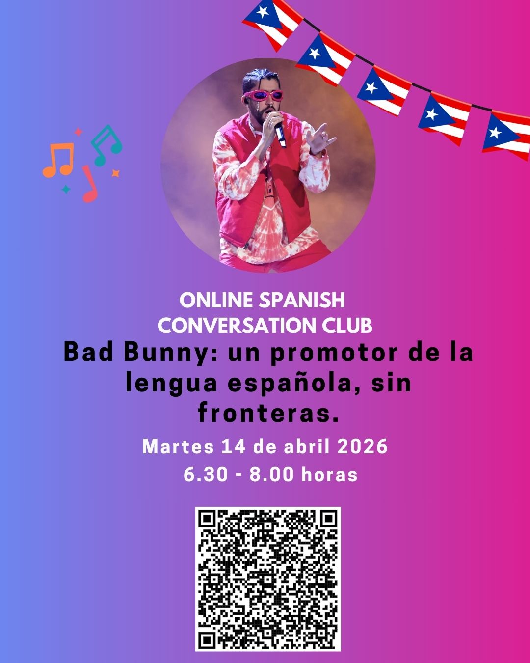 Bad Bunny, a promoter of the Spanish language without borders.